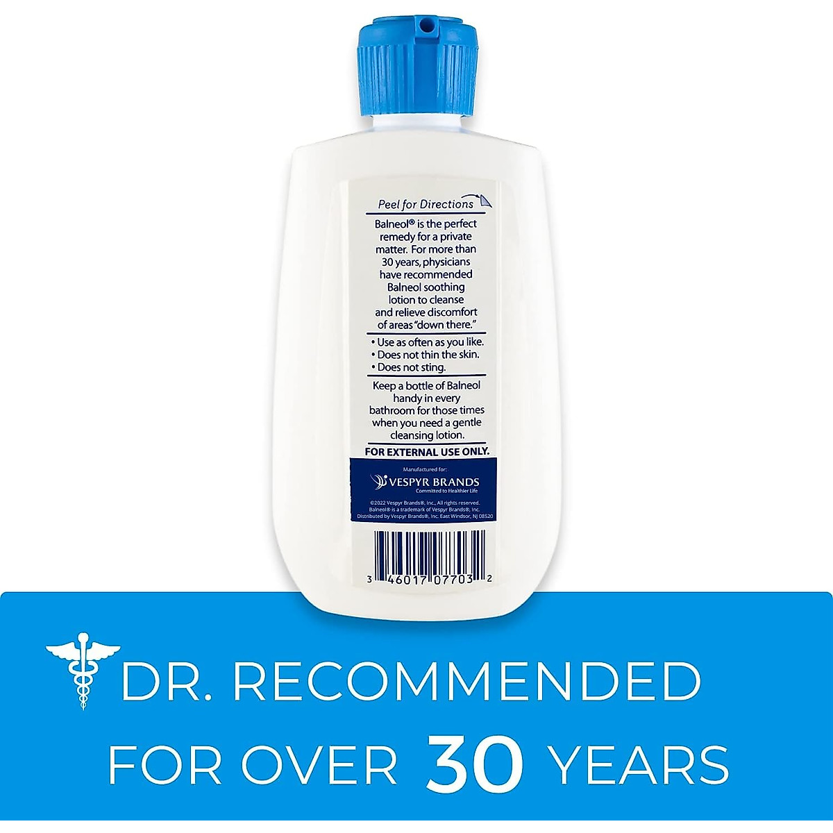 Balneol Hygienic Cleansing Lotion, 3.0 Oz (Pack of 4)