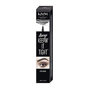 NYX PROFESSIONAL MAKEUP Always Keepin' It Tight Eyeliner Pencil, Black