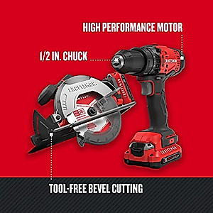 CRAFTSMAN V20 Cordless Combo Kit, 2 Tool (CMCK202C2)