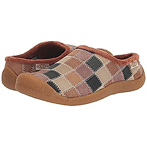 KEEN Women's Howser Harvest Casual Comfortable Leather Slip On Mule, Patchwork, 10.5