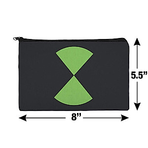 GRAPHICS & MORE Ben 10 Logo Pencil Pen Organizer Zipper Pouch Case
