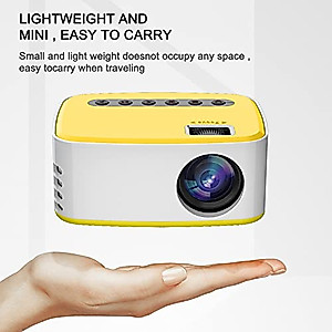 Delarsy T20 Mini Led Projector Portable Video Player Miniature Cinema 1080P Hd Projection DC0