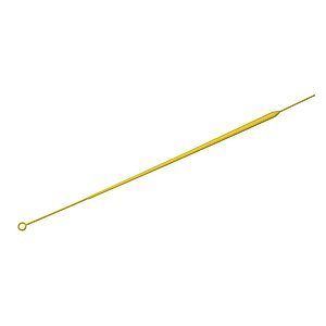 Argos L0010-1 Yellow High Impact Polystyrene Individually Wrapped Sterile Disposable Inoculating Loops, 10 microliter Capacity (Case of 250)