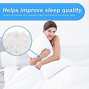 COYMOS Bean Bag Filler 10lbs Pillow Stuffing for Couch Pillows, Soft Shredded Memory Foam Polyfill Stuffing for Stuffed Animals, Bag Chair, Dog Bed, White