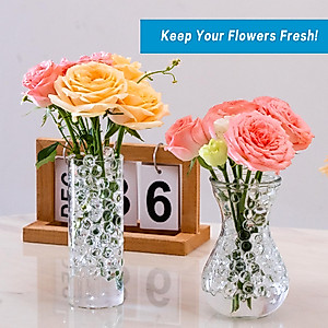 ORIKASO 140,000 Clear Water Beads for Vases,Transparent Water Beads, Vase Fillers for Floating Pearls, Floating Candle Making, Wedding Centerpiece, Floral Arrangement, Christmas Decoration