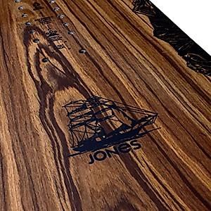 JONES Snowboards Men's Flagship Snowboard, Directional Freeride, 167cm