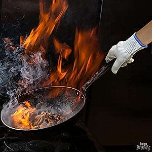 Heat Resistant Cooking Gloves - BBQ Kitchen Gloves Grill 932°F Heat Resistant Oven Gloves for Handling Hot Food Cooking Baking Oven Welding Gloves - Camping Cooking Pot Indoor Outdoor Gloves