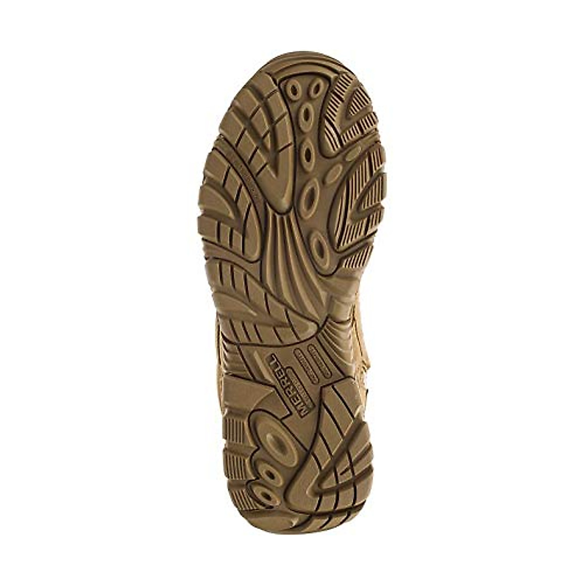 Merrell Men's Moab 2 8" Defense Zip Composite Toe Military and Tactical Boot, Coyote, 11.5 Wide