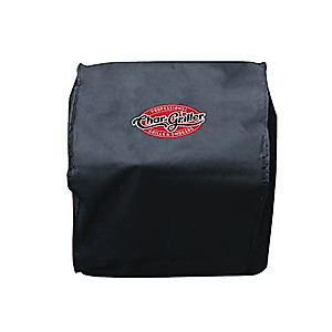 Char-Griller 2455 Table Top Grill/Side Fire Box Cover, Standard, Black