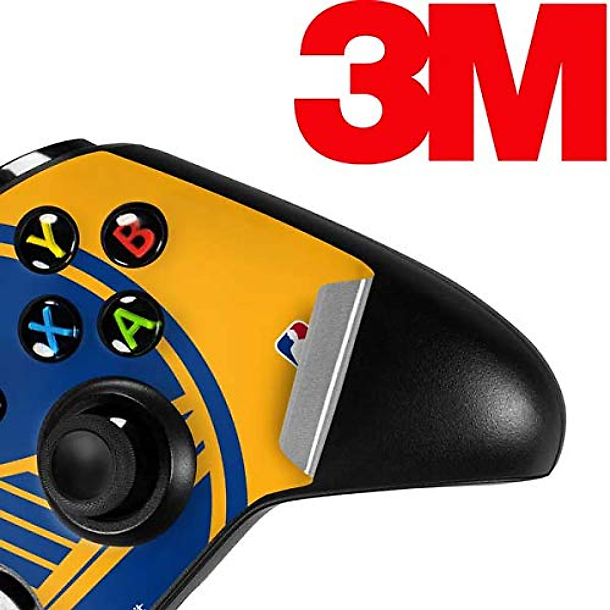Skinit Decal Gaming Skin Compatible with Xbox One S Controller - Officially Licensed NBA Golden State Warriors Large Logo Design