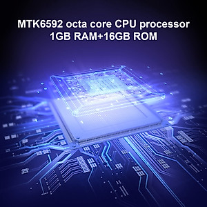 ciciglow Android Tablet,8” 16GB Android Tablet,1GB RAM,16GB ROM,Dual Sim Tablets with Octa Core Processor, Long Lasting Battery,Expandable Memory Tablet PC, (Black)