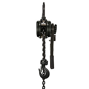 Manual Lever Hoist Come Along 3/4 TON 1650 LBS Capacity 10FT Lift 2 Heavy Duty Hooks Commercial Grade Steel for Lifting Pulling Construction Building Garages Warehouse Automotive Machinery