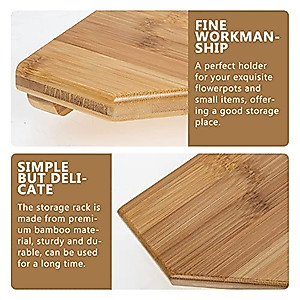 DECHOUS Corner Wall Shelf, Beech Wood Floating Shelves Wall Mounted, Natural Corner Wall Shelf