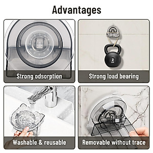 ENUODA Shower Foot Rest with Powerful Non-Slip Suction Cup Waterproof Shower Stool for Inside Shower Shaving Legs Suitable for People Who Need to Keep Body Balance (Reusable, No Drilling)