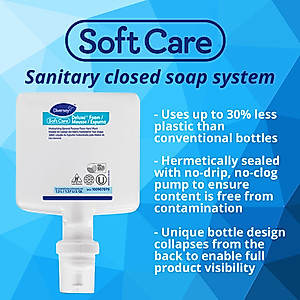 Diversey Intellicare Dispenser Ii, 1.3 L, 9.06 X 19.45 X 11.22, White, 6/Carton