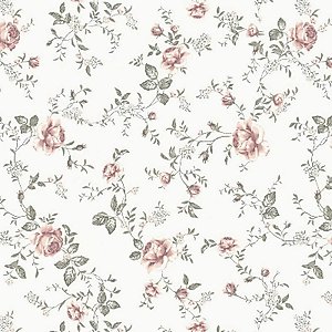 KUKANTST Floral Peel and Stick Wallpaper Vintage Rose Flower Contact Paper Boho Pink and Beige Wallpaper for Cabinets Waterproof Self Adhesive Removable Wallpaper for Bedroom Vinyl 16.1”×78.7”