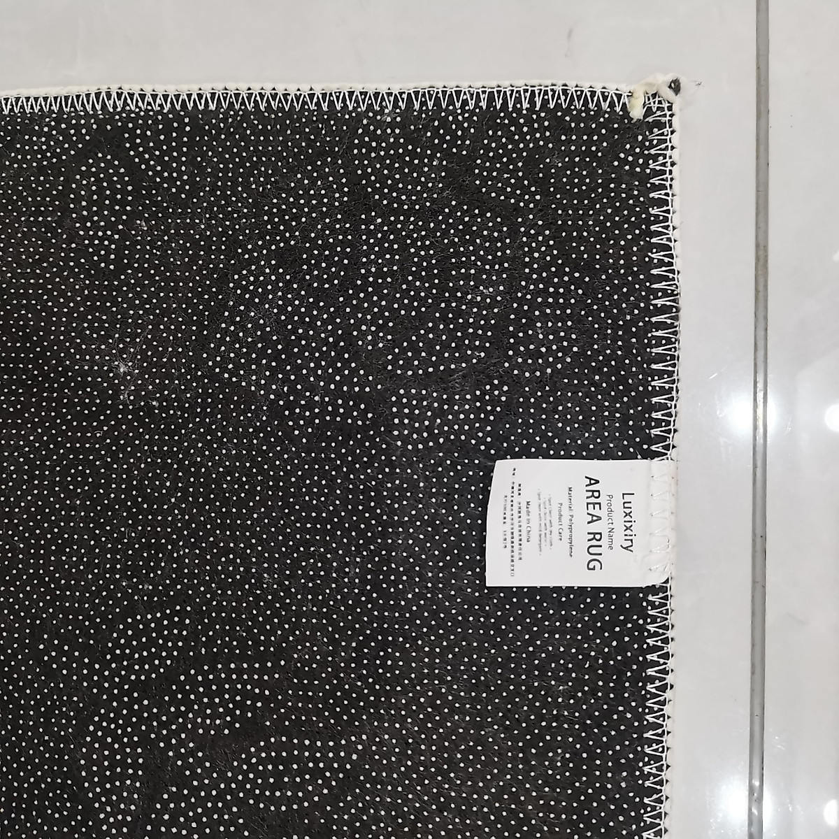 Luxixiry ABC Alphabet Kids Rug, Cotton Soft Plush Play Mat for Playroom Bedroom Living Room Playmat Home Décor (White, 31.5"x39")