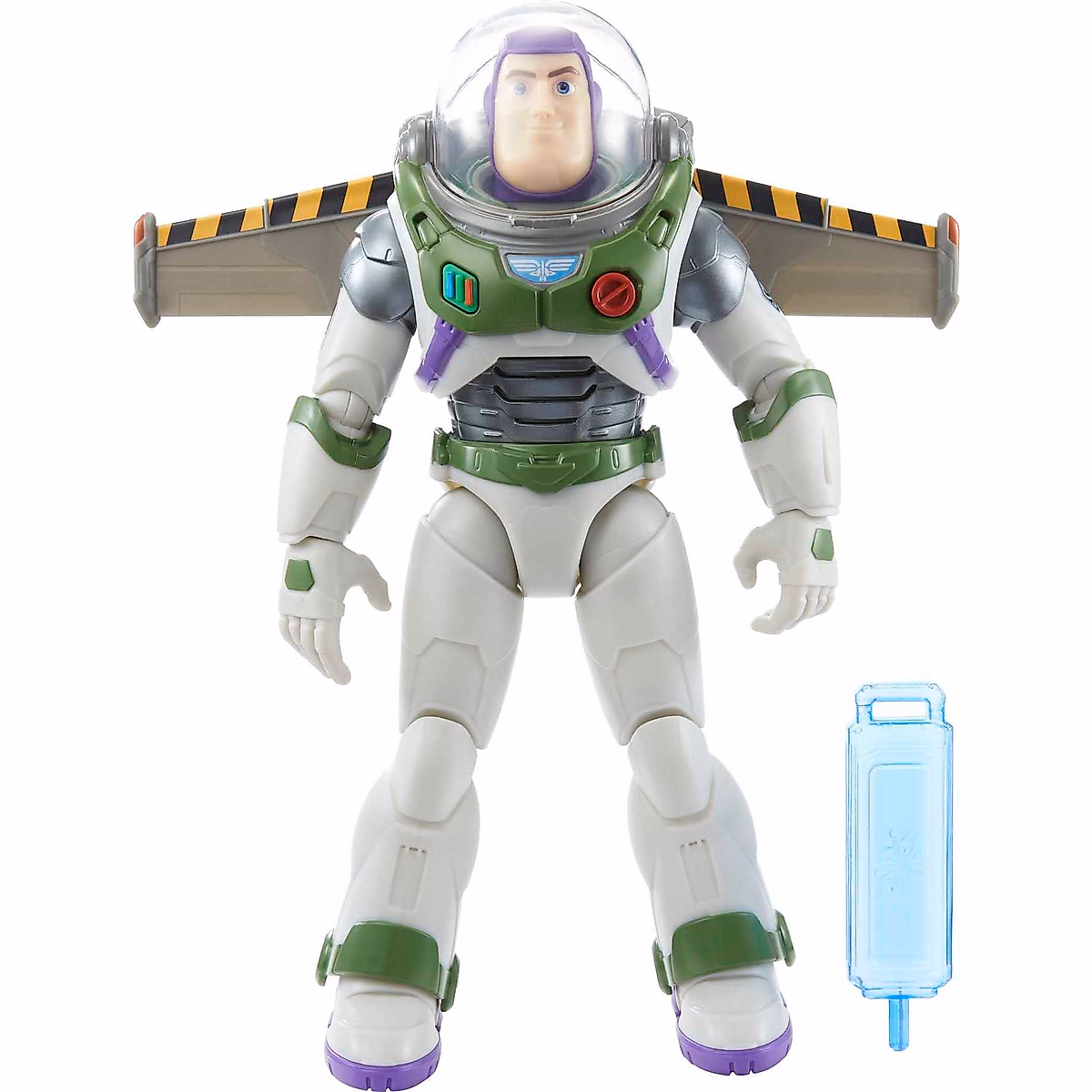 Mattel Disney Pixar Lightyear Toys, Talking Buzz Lightyear Action Figure with Liftoff Vapor Trail, 20 Sounds, Jetpack with Expanding Wings
