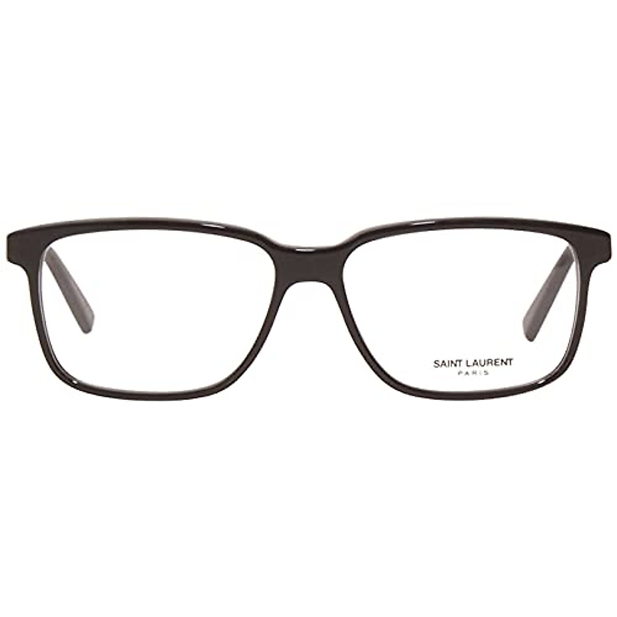 SAINT LAURENT SL-458 004 Eyeglasses Men's Black/Silver Full Rim Square 58mm