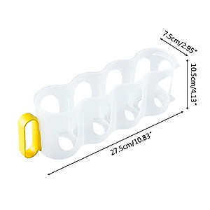 XinYuan 3 Pack Portable Soda Can Organizer,Refrigerator Organizer Bins Drink Holder Storage Beer Can Racks,Beverage Holder with Handle for Refrigerator Shelves