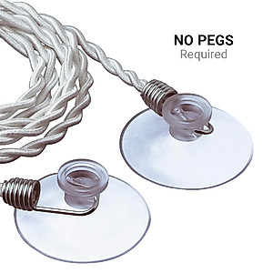 Design Go Go Travel Clothes Line, White, One Size