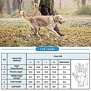 BONFAD Winter Warm Gloves for Men Women Touchscreen for Running Driving Cycling Working Hiking (S)