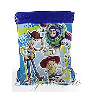 Disney Toys Story 2 Drawstring Backpack Tote Bag