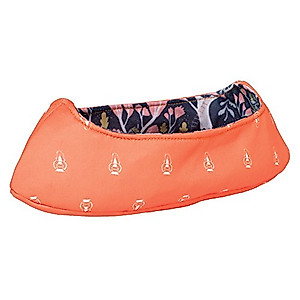 Manhattan Toy Camp Acorn Canoe Buddies Soft Stuffed Animal Baby Toy Orange 9" x 4" x 5"