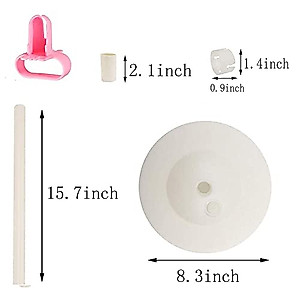 Balloon Columns Kit -2 Sets Balloon Stands For Floor Tower Includding Adjustable 5 Feet Pole Base Birthday Wedding Party Holiday Decorations