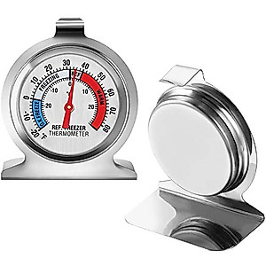 3-Pack Refrigerator Thermometer, Large Dial Freezer Thermometer,Classic Series Temperature Thermometer for Refrigerator Freezer Fridge Cooler