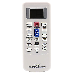 Baomain Plastic Shell Universal LCD Display Air Conditioner A/C Remote Control