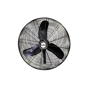 Air King 9070 30-Inch 1/3-Horsepower Industrial Grade Wall Mount Fan, Black Finish