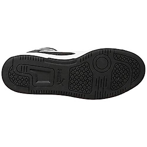 PUMA Men's REBOUND LAYUP Sneaker, Puma Black-Puma White, 10.5