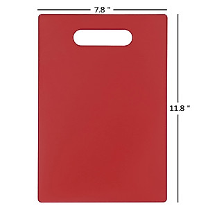 Innouse 4 Pack Colored Mini Cutting Board, Plastic Chopping Board