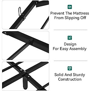 YITAHOME Queen Size Floating Bed Frame, Upholstered Platform Bed with Hidden Storage Headboard, RGB Bed Frame with USB-C/A Charging Station, No Box Spring Needed, Gray