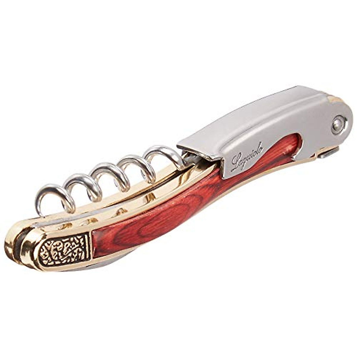 Trudeau Laguiole Red Stablewood Waiter's Corkscrew