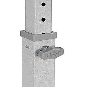 Seville Classics UltraHD Heavy Duty Workbench Table w/Solid Wood Top, 1000 lbs. Weight Capacity Workstation for Garage, Warehouse, Workshop, Granite, 60" W x 24" D x 28.5" to 42" H Desktop