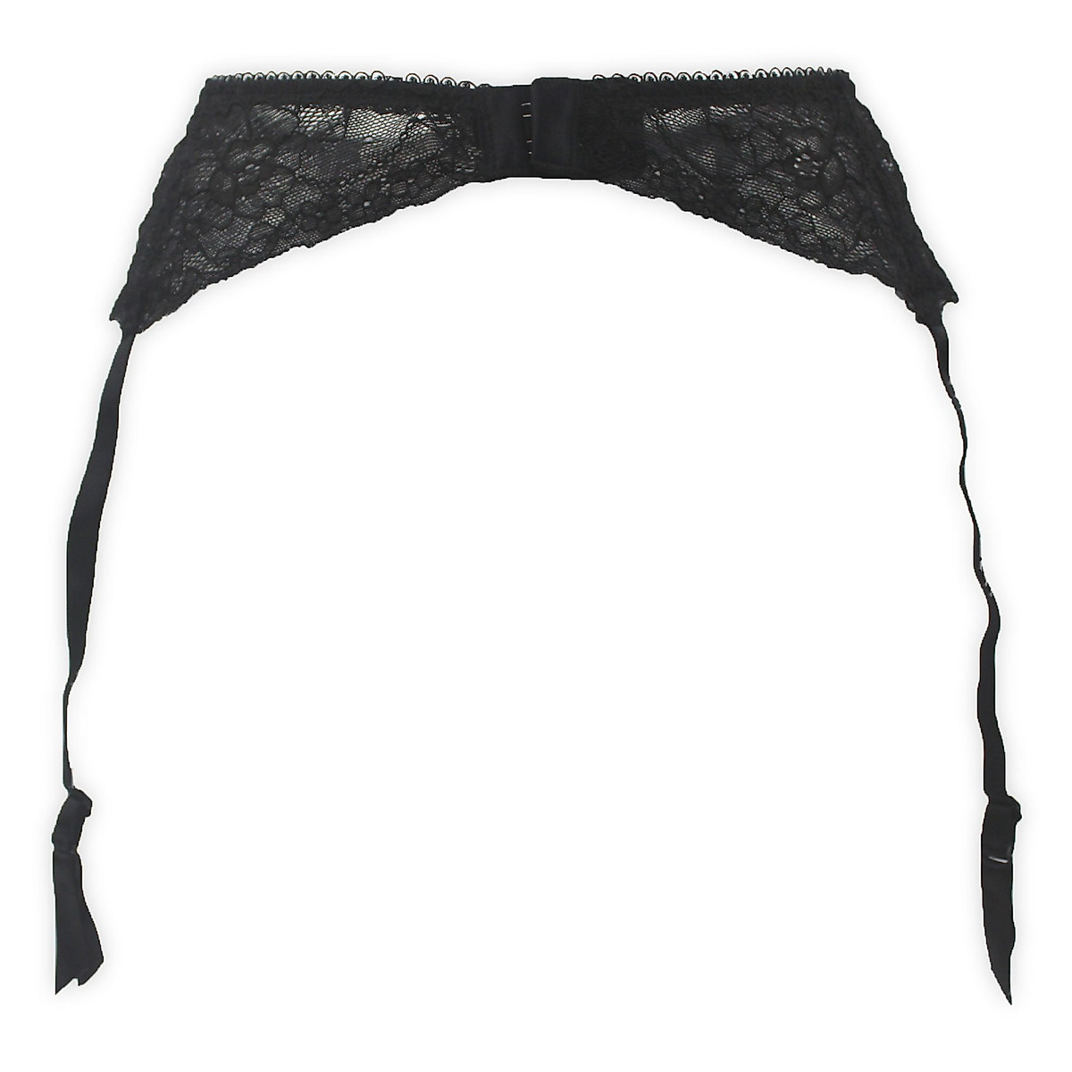 TVRtyle Black Lace Sexy Women Metal Clips Garter Belts For Stockings,Black, Small