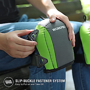 WORKPRO 6 Pairs Garden Gloves and Garden Knee Pads, Flooring Kneepads with Foam Padding, Comfortable Kneeling Cushion for Gardening