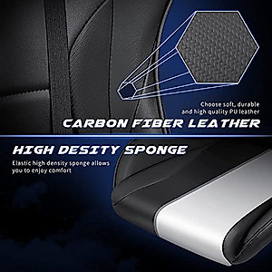 Homall Gaming , Massage, Computer, Office Ergonomic Desk chair with Footrest Racing Executive Swivel chair Adjustable Rolling Task chair (Black)