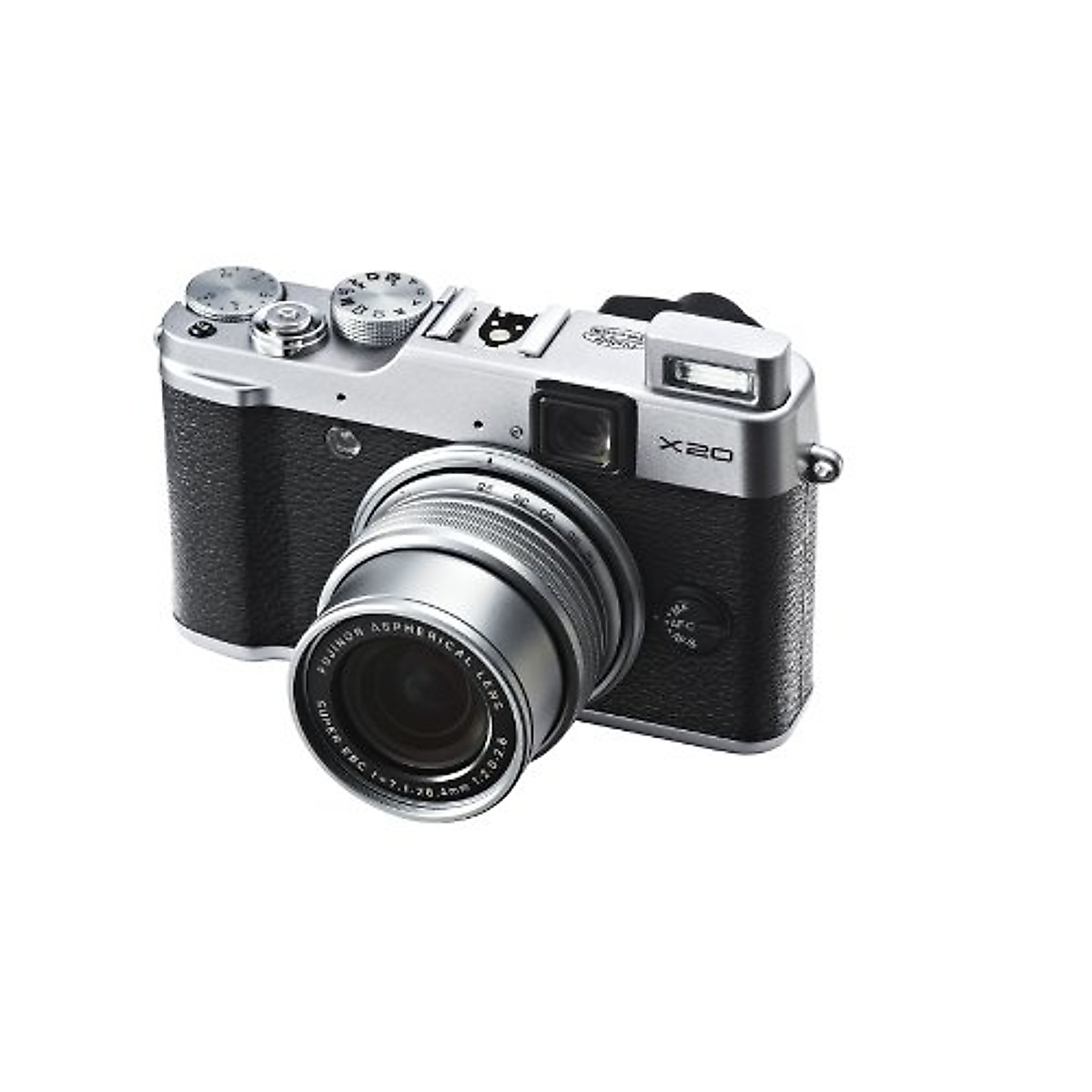FUJIFILM Digital Camera X20S (Silver)12MP 2/3-inch EXR-CMOSII F2.0-2.8 Wide angle25mm 4x Optical Zoom F FX-X20S - International Version (No Warranty)