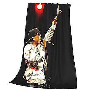 Flannel Blanket August Alsina Soft Lightweight Throw Blanket Warm Durable Sofa Couch Decor Beding 50"X40"