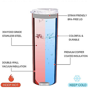 Buwaters 4pack 30 oz Sublimation Tumbler Blank Skinny Straight Stainless Steel Double Wall With Lid and Straw