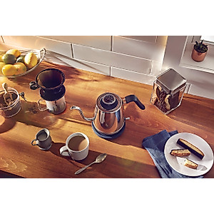 KitchenAid KEK1025SS Precision Gooseneck Electric Kettle, 1 Liter, Stainless Steel (Renewed)