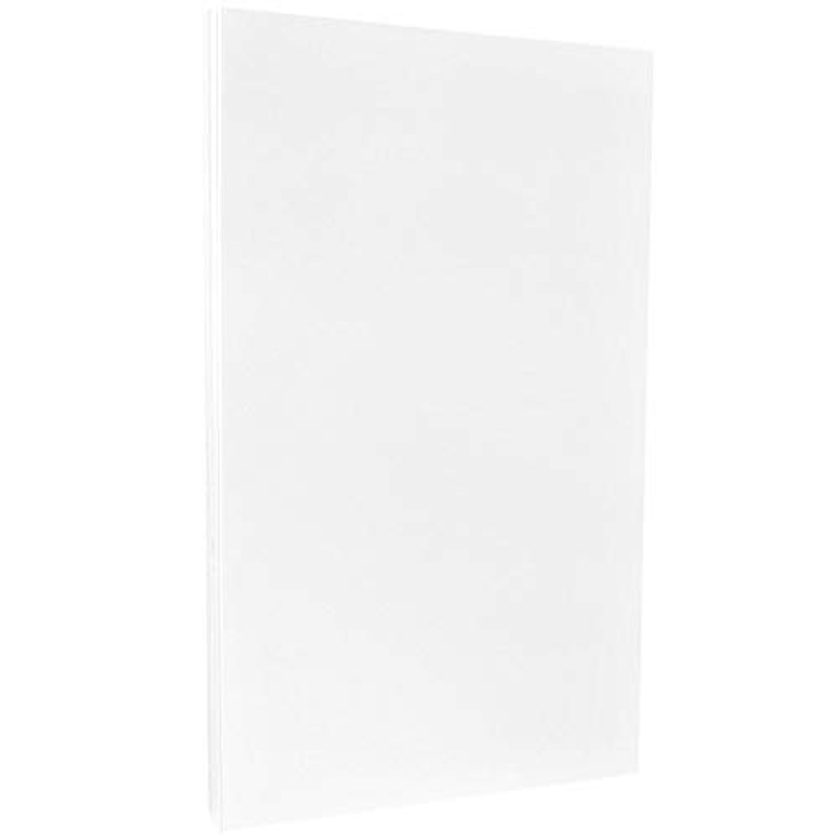 JAM PAPER Glossy Legal 32lb 2 Sided Paper - 120 gsm - 8.5 x 14 - White - 100 Sheets/Pack