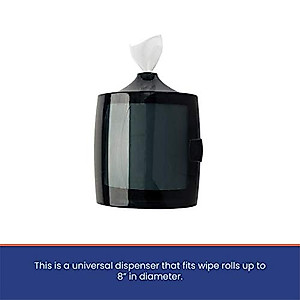 GoodEarth Wall Mount Wipe Dispenser - Empty (Wipes NOT Included) (Smoke)