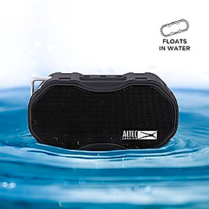 Altec Lansing Baby Boom XL - Waterproof Bluetooth Speaker, Wireless & Portable for Travel & Outdoor Use, Deep Bass & Loud Sound, 1 Pack, Black