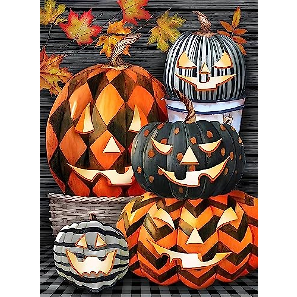 Pormipone Diamond Painting Kit for Adults,Diamond Art Kits,5D Diamond Painting Kit Full Drill Round for Wall Decor,Gift(12x16)