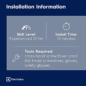Electrolux 241682001 Water Dispenser Lever for Refrigerators, White