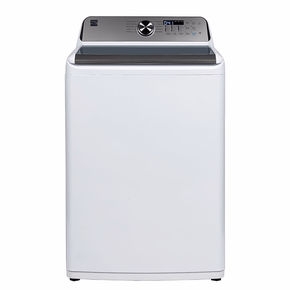 Kenmore 2629262 Top-Load Machine with Triple Action Impeller, Accela-Wash, Express Cycle, LCD Screen, 4.5 cu. ft. Total Capacity, White Washer